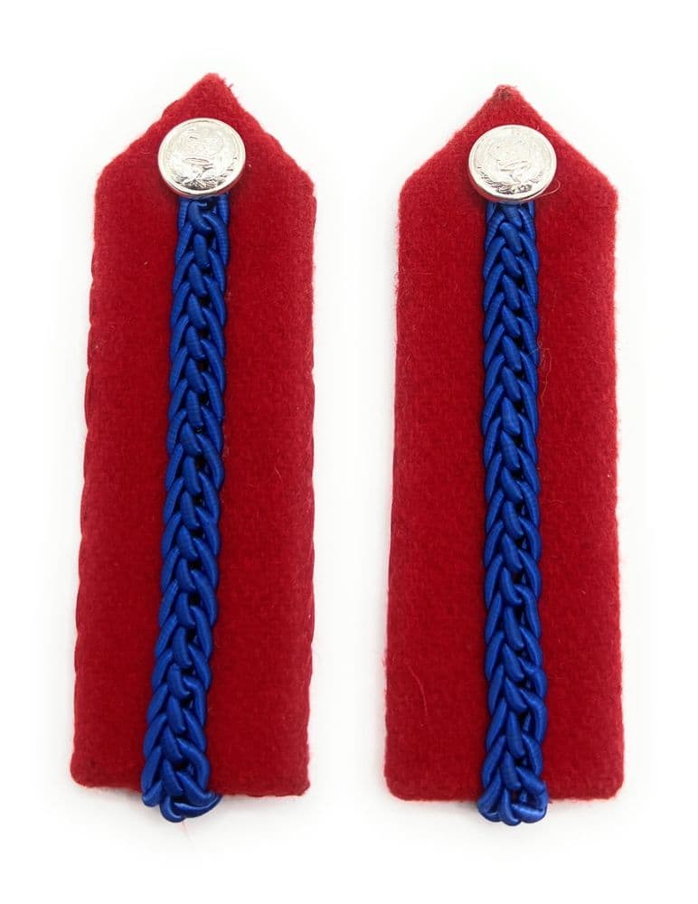 Deputy Lieutenant No. 1 Dress Red Blue Gorgets R2594