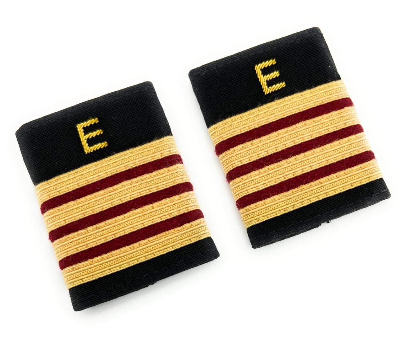 Epaulette Aircraft Engineers 4 x 1/4 Gold-Maroon with E R1066