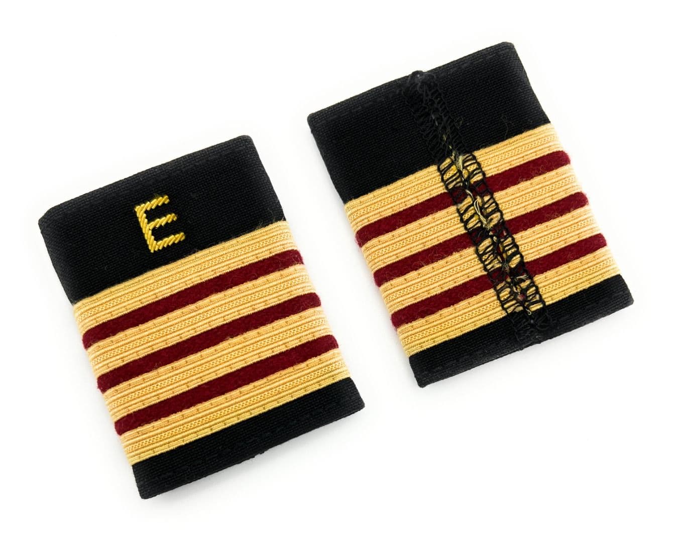 Epaulette Aircraft Engineers 4 x 1/4 Gold-Maroon with E R1066