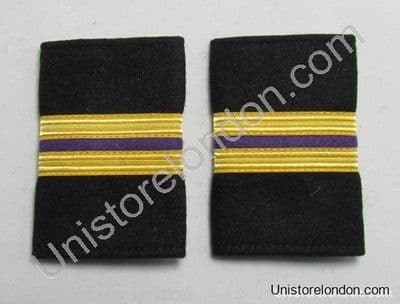 Epaulette Merchant Navy 3rd Engineer Third Slip On Soft 2 Gold Bar R1252