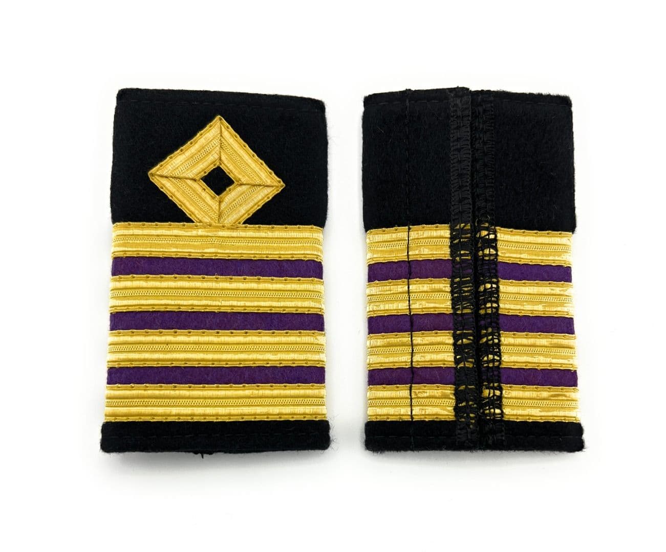 Epaulette Merchant Navy Chief Engineer Diamond 4 Bars Slip On R1258