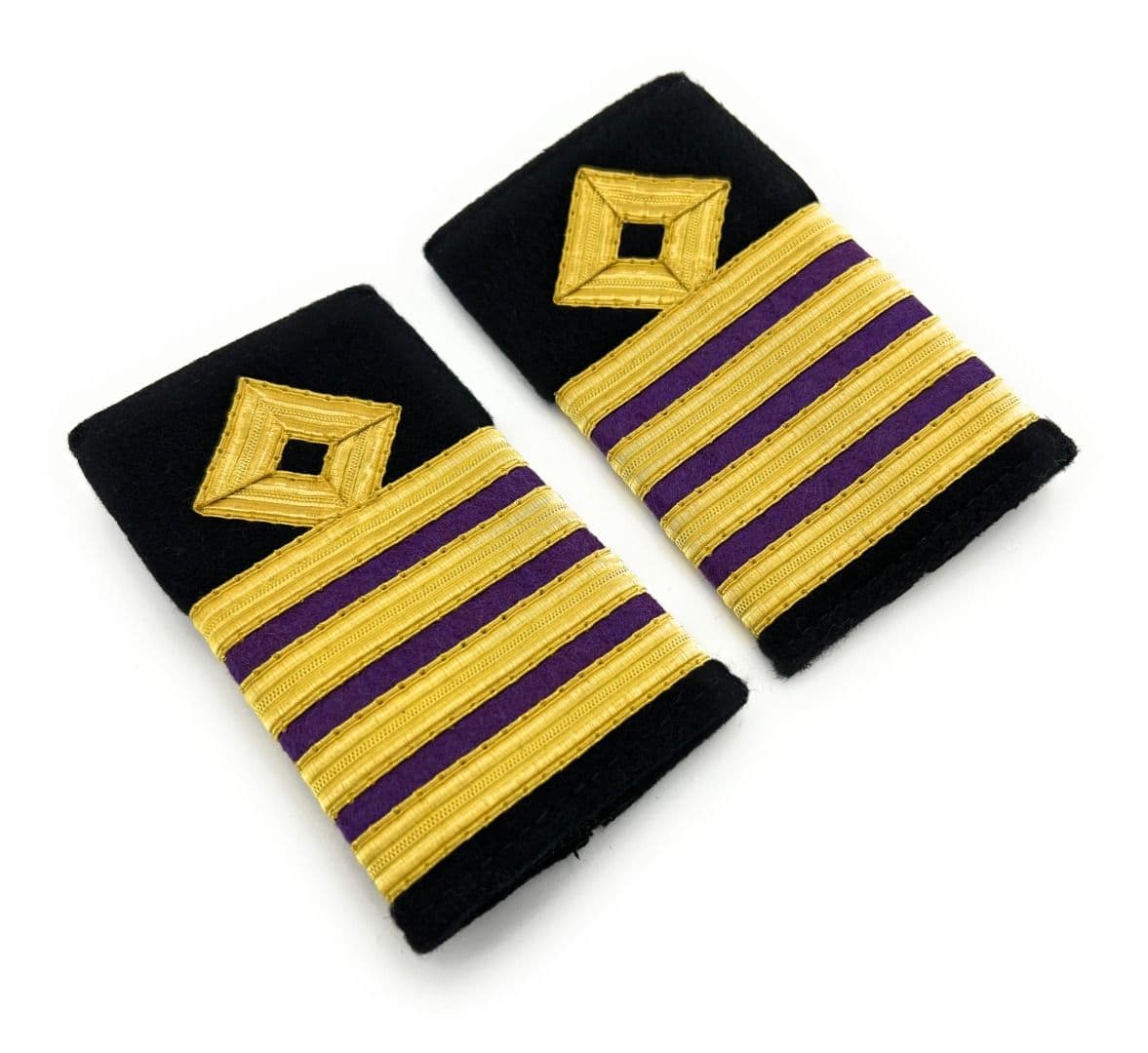 Epaulette Merchant Navy Chief Engineer Diamond 4 Bars Slip On R1258