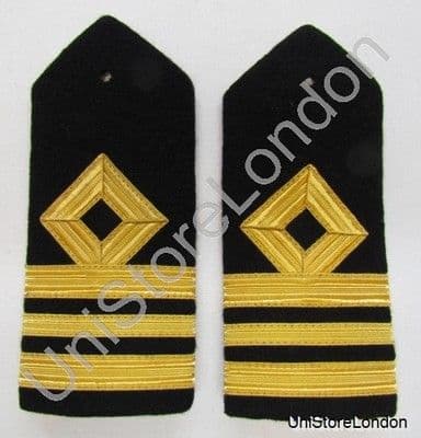 Epaulette Merchant Navy Hard Curved Lieutenant Commander Lt Cdr MCA-EH-03