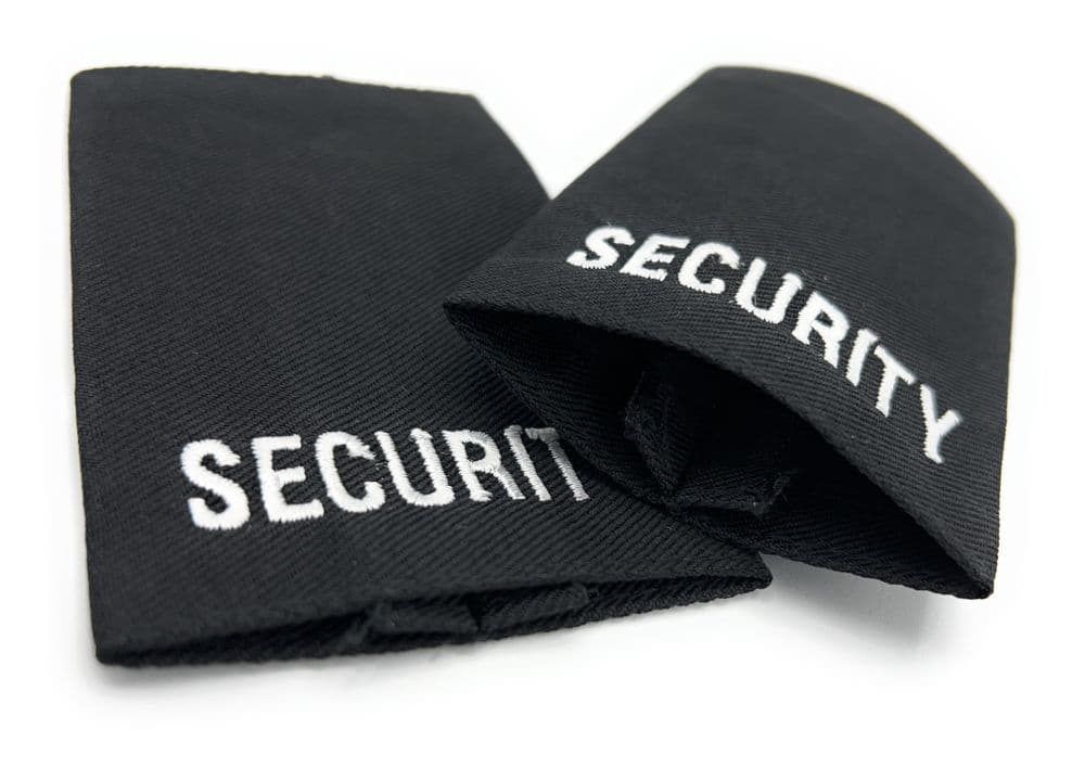 Epaulette Security Epaulette Slider Sold Pair Black Epaulettes R423