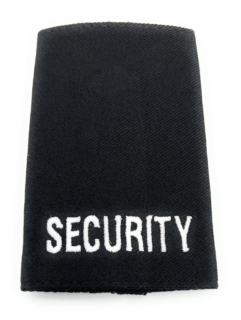 Epaulette Security Epaulette Slider Sold Pair Black Epaulettes R423