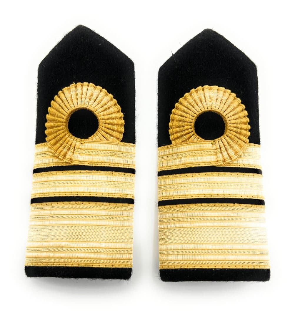 Epaulette Shoulder cord Rank Sliders Vice Admiral Hard Laces Ladies R2697