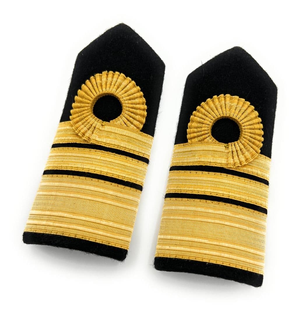 Epaulette Shoulder cord Rank Sliders Vice Admiral Hard Laces Ladies R2697