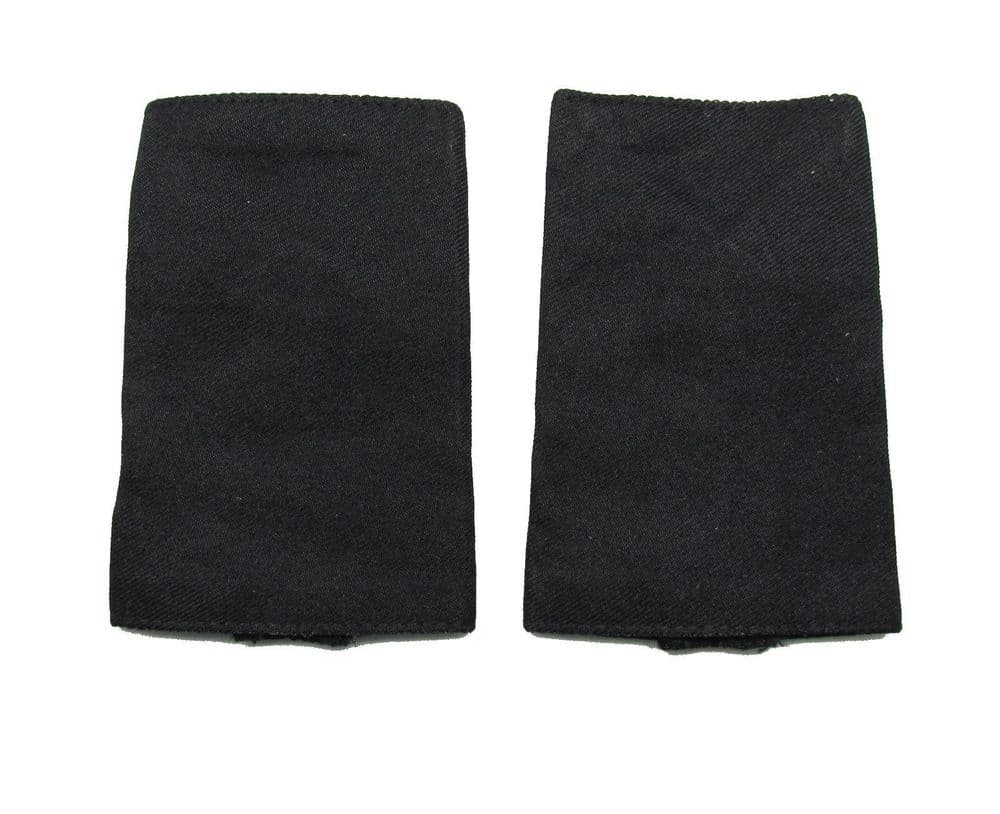 Epaulette Slider Plain Sold Pair Black Epaulettes R1625