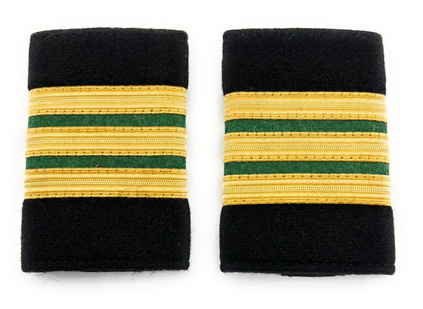 Epaulette Slip on Gold Green 3 Bars for Chief Cable Engineer CCE ...