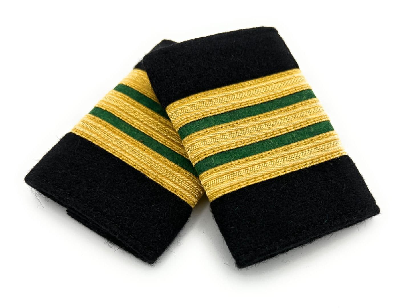 Epaulette Slip on Gold Green 3 Bars for Chief Cable Engineer CCE ...