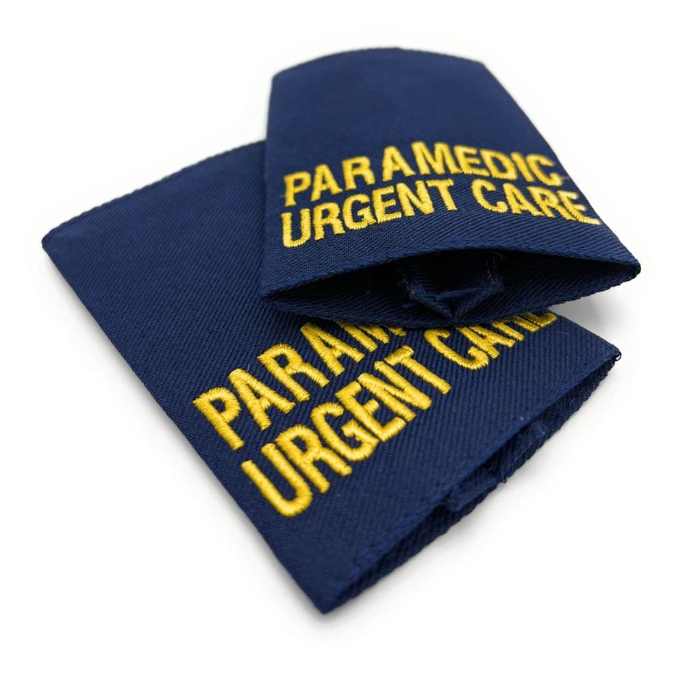 Epaulettes Paramedic Urgent Care Blue epaulettes officer sliders R2599