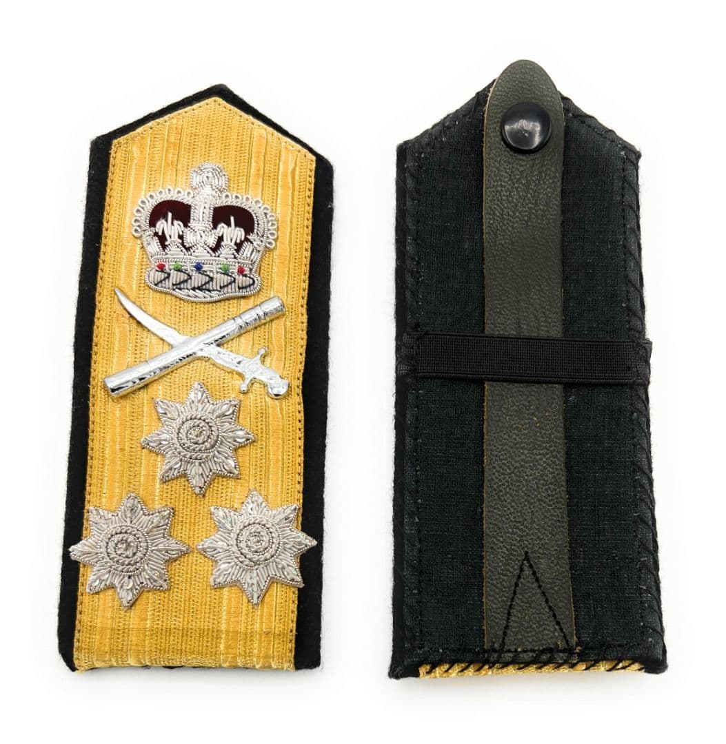 Epaulettes Vice Admiral Shoulder Boards Press Stud & Strap at Back Army ...