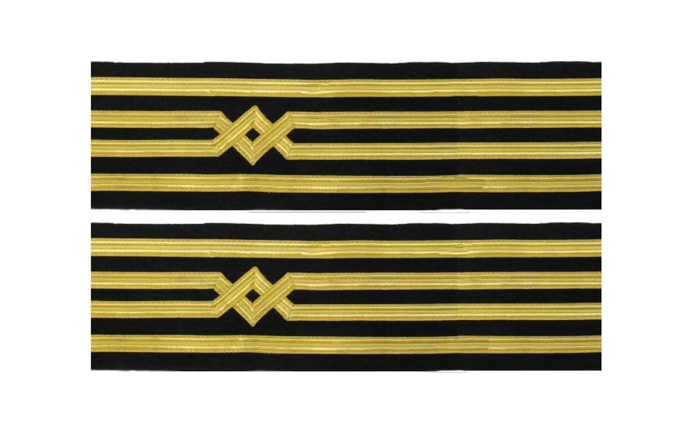 Master Uniform Cuff Braid Merchant Navy Cuff Rank R1129