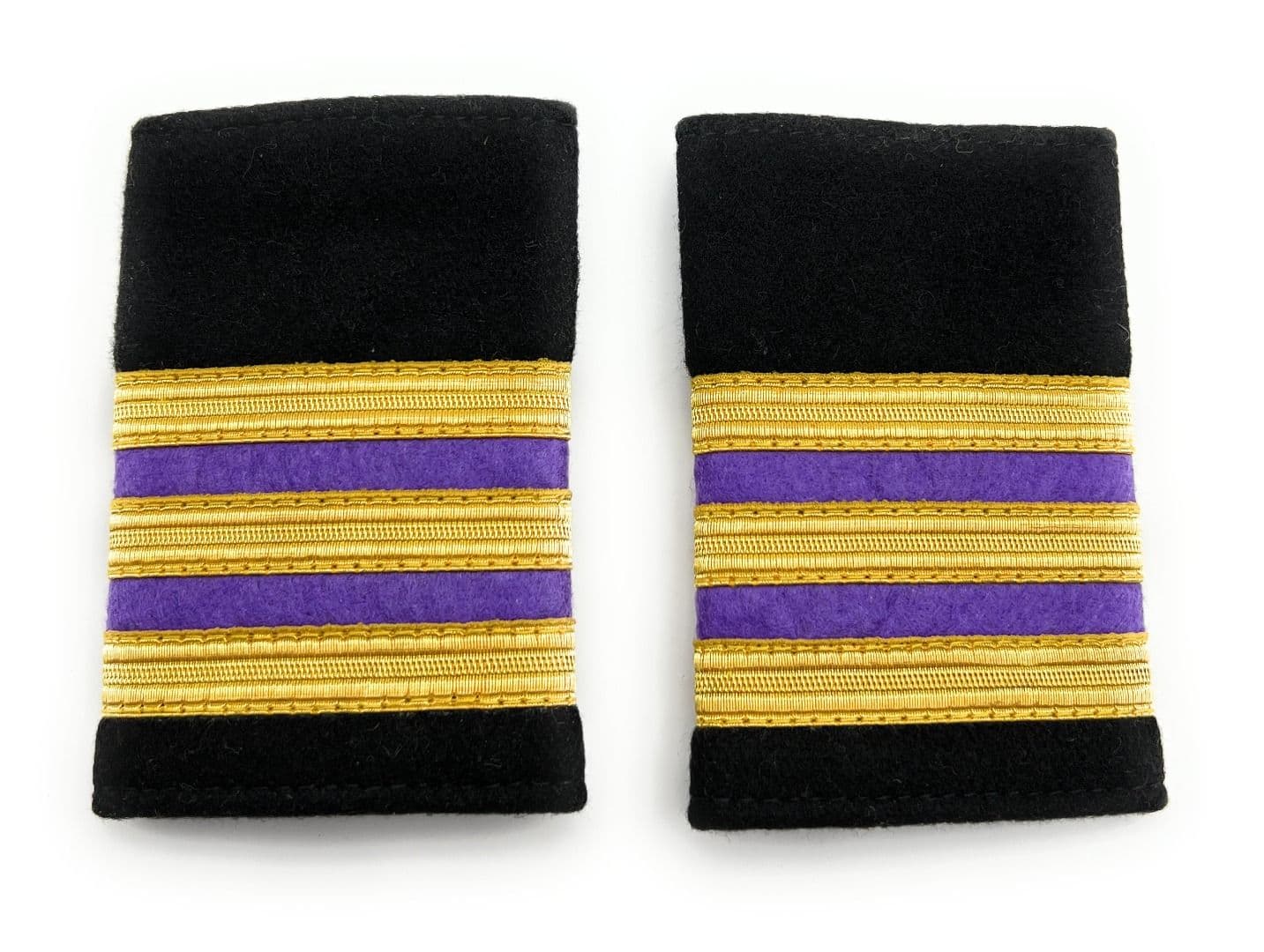 Merchant Navy 2nd Engineer Gold with purple 3 stripes on Black R2550