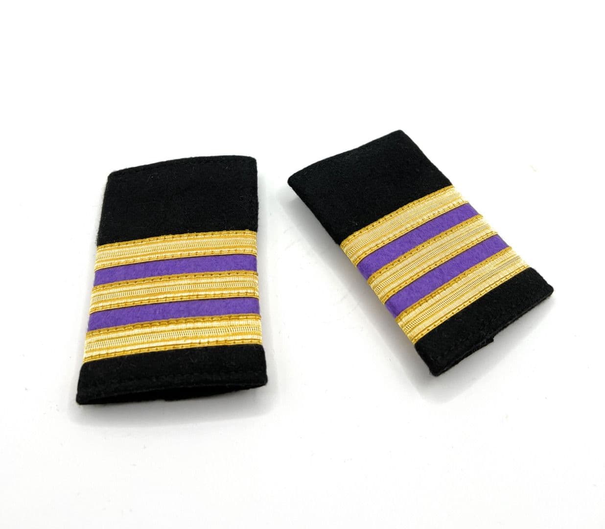 Merchant Navy 2nd Engineer Gold with purple 3 stripes on Black R2550