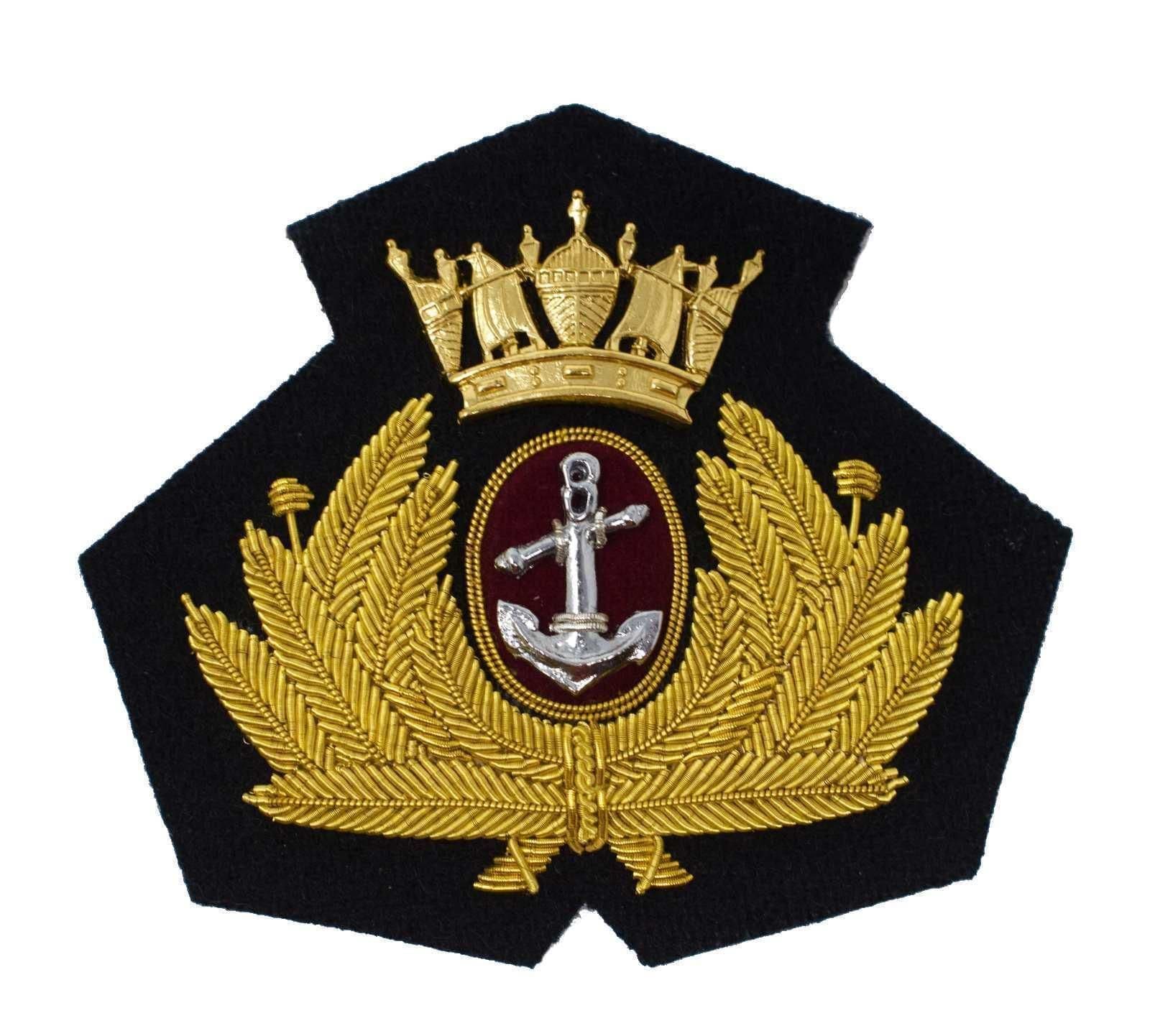 Merchant Navy Cap Badge Officers Bombay Style
