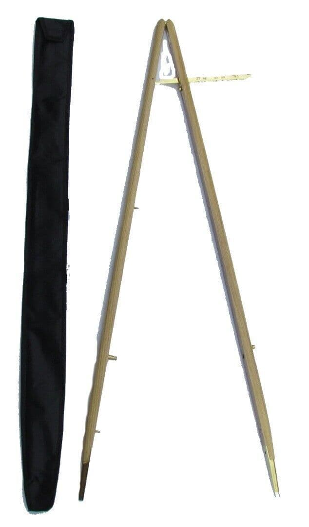 Pace Stick Racing Natural Wood Finish Spring Lock With Cover Size 42 inch