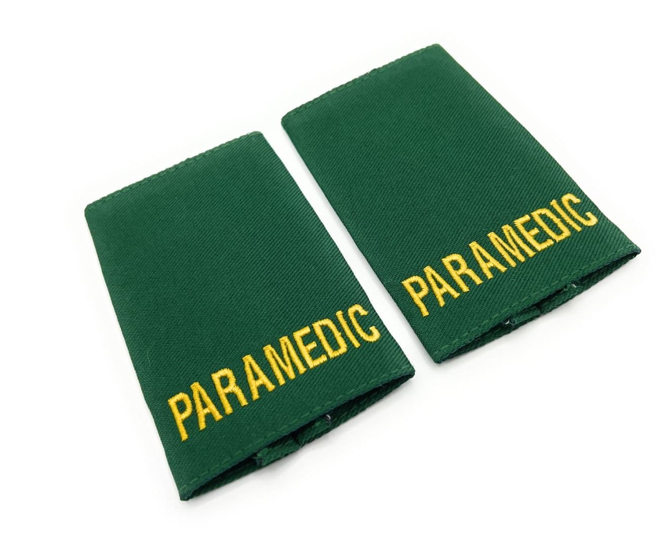 Paramedic epaulettes Green ambulance medic officer epaulette sliders ...