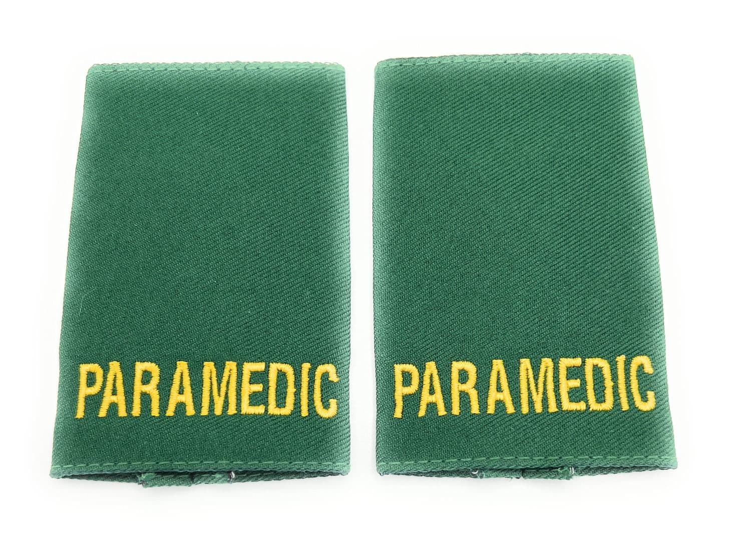 Paramedic epaulettes Green ambulance medic officer epaulette sliders ...