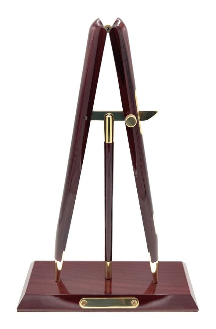 Presentation Pace Stick Rosewood with Brass Mounts with Engraving Plate