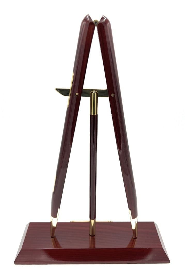Presentation Pace Stick Rosewood with Brass Mounts with Engraving Plate