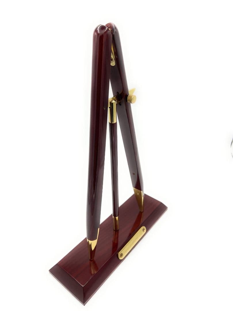 Presentation Pace Stick Rosewood with Brass Mounts with Engraving Plate