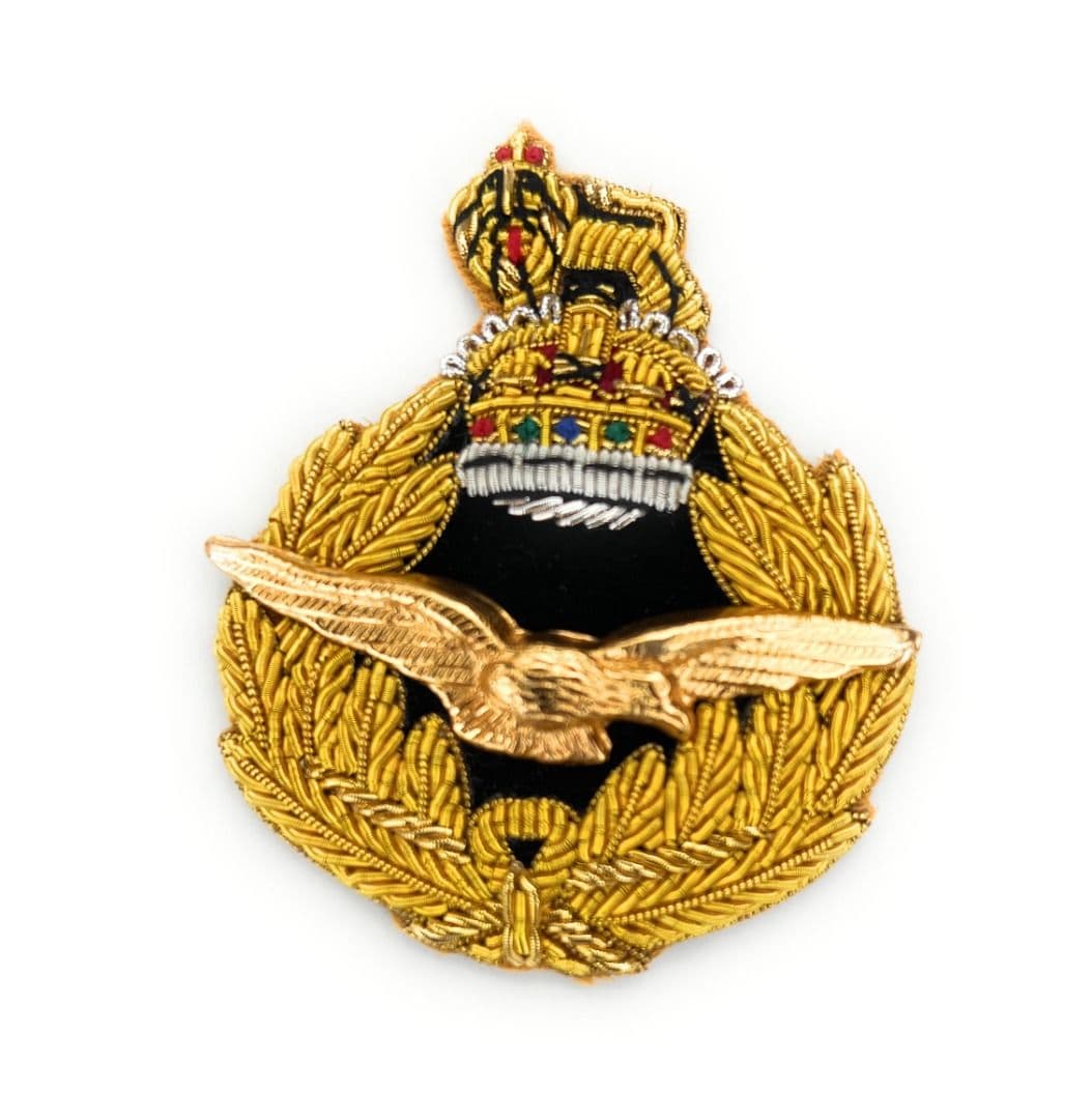 RAF Air Rank Cap Badge Kings Crown