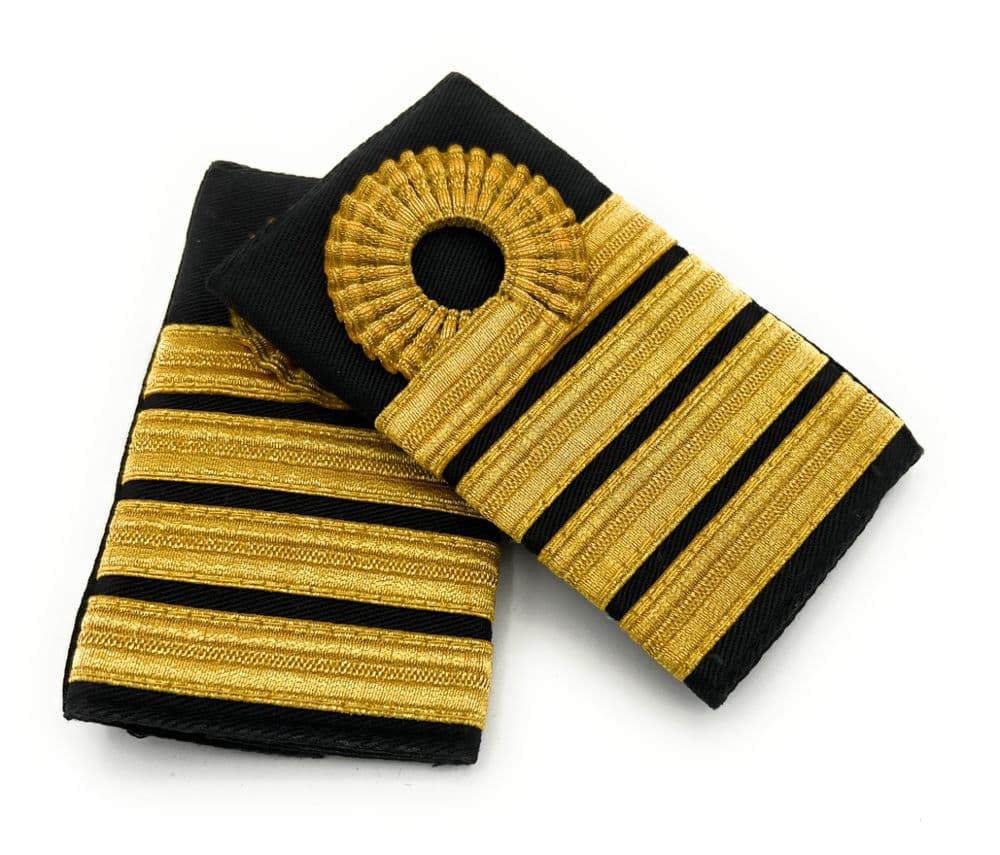 Royal Navy Captain Rank Board Epaulette R2650