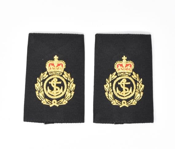 Royal Navy RN Chief Petty Officer CPO Rank Slides Epaulettes R2532