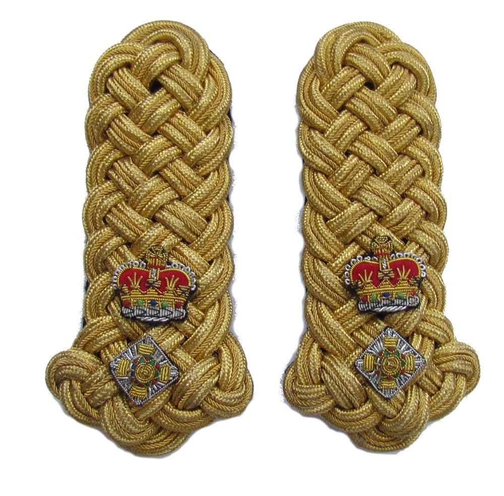 Shoulder Board Ladies Gold Lieutenant General Crown Crossed sword ...