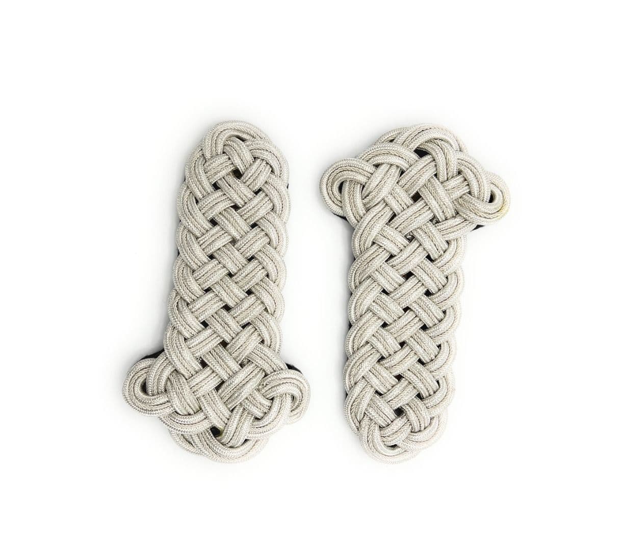Shoulder Board Silver Wire Cord Shoulder Cord Sold Pair