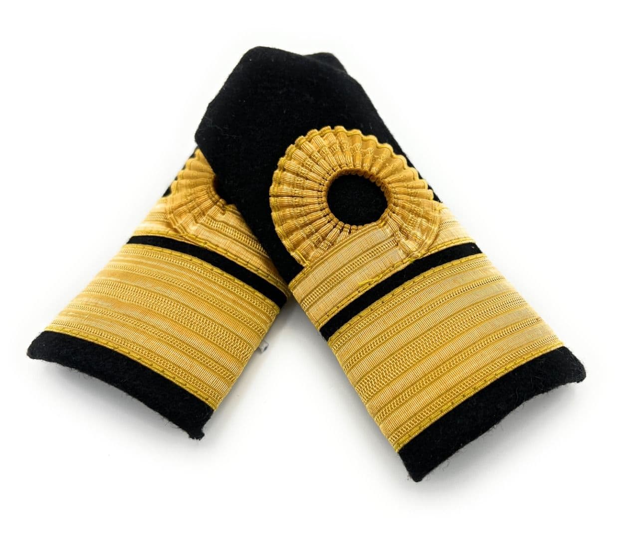 Shoulder Boards Rear Admiral Hard curved Lace shorter length & width ...