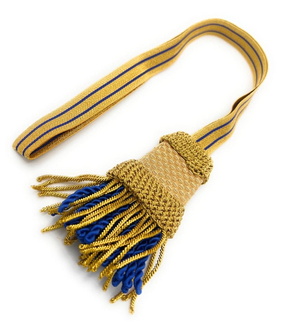 Sword Knot Royal Navy Sword Knot Gold & Blue Lord Nelson Officer Sword ...