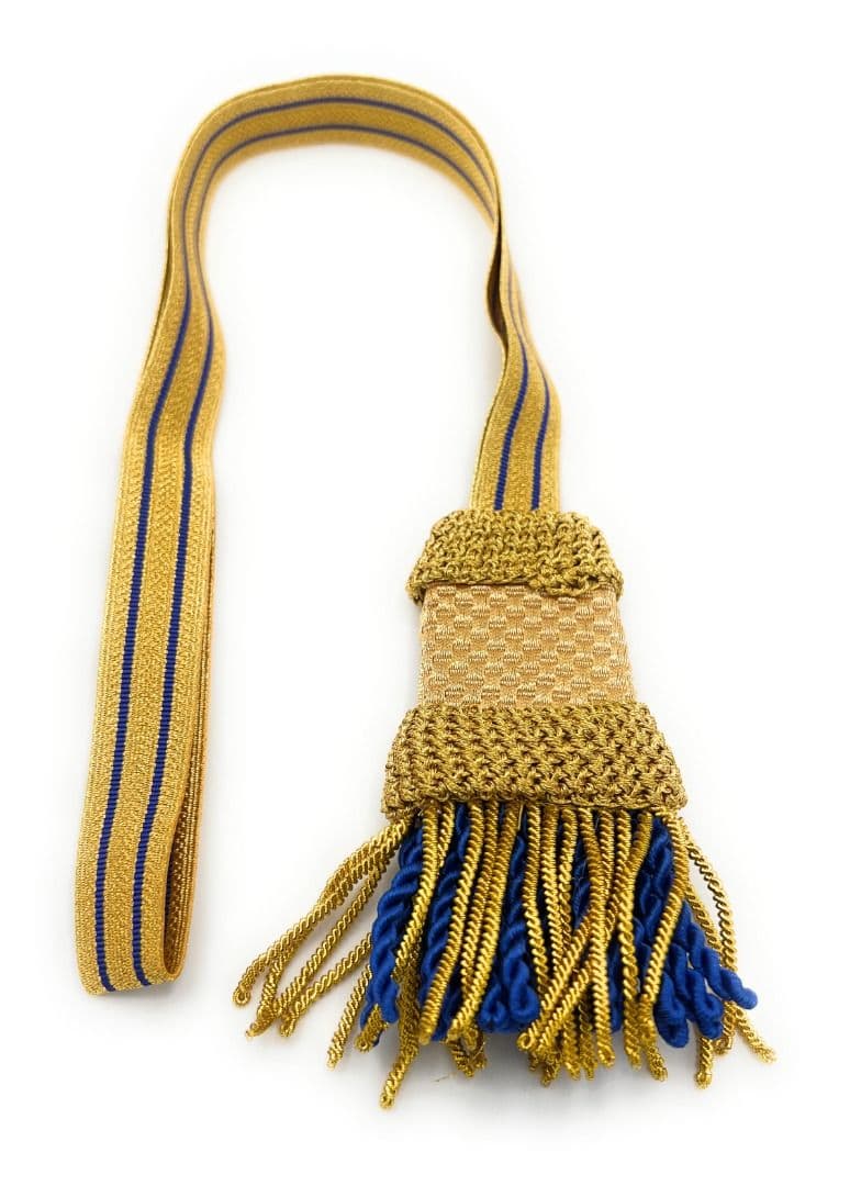 Sword Knot Royal Navy Sword Knot Gold & Blue Lord Nelson Officer Sword ...