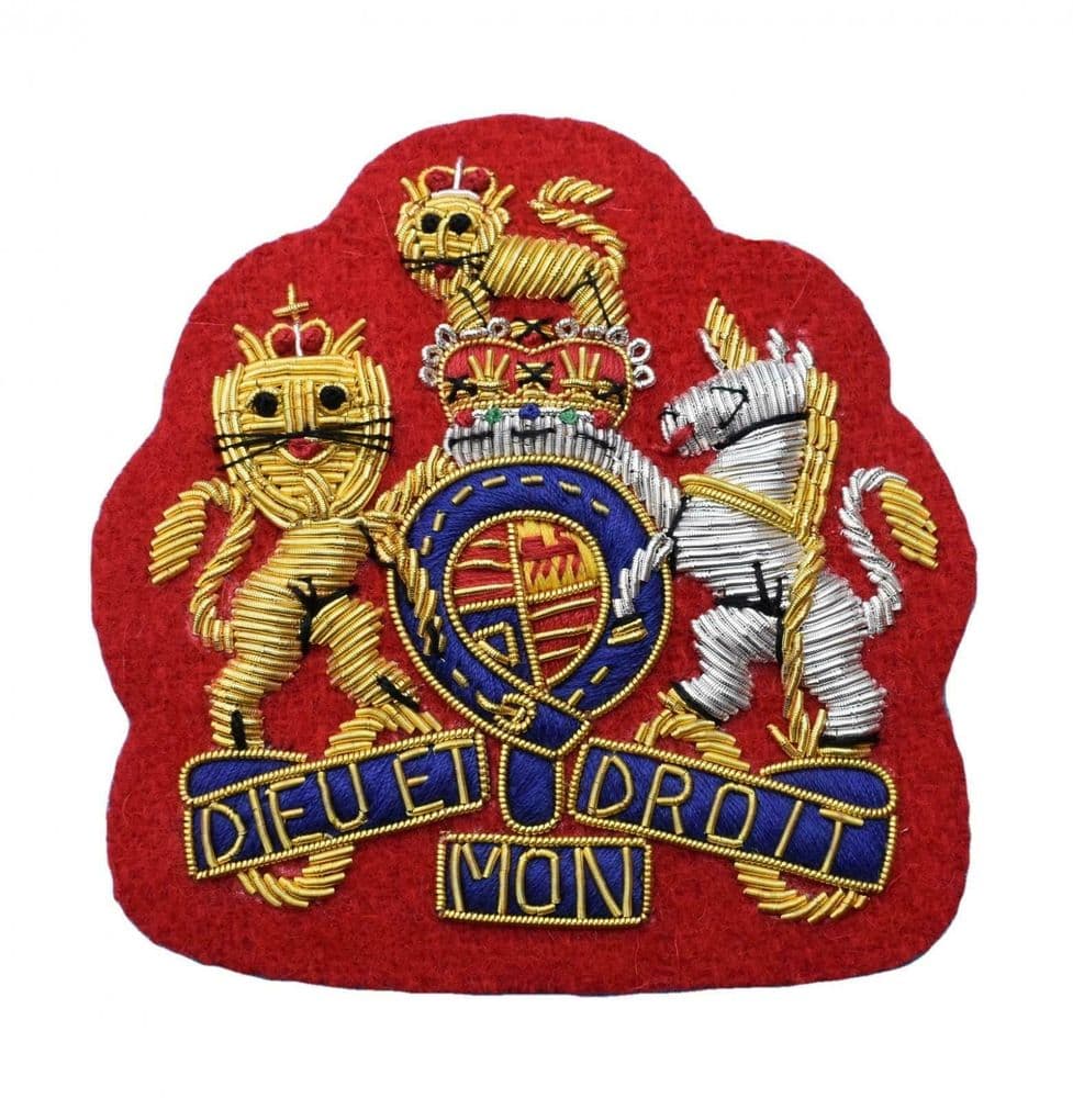 Warrant Officer Class 1 Hand-Embroidered Rank Badge Red