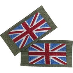 Web-tex Union Jack X 2 Military Sew On Patches Army 480