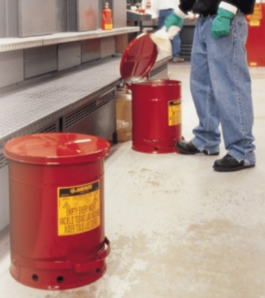 80 L Steel Oily Waste Can 09700