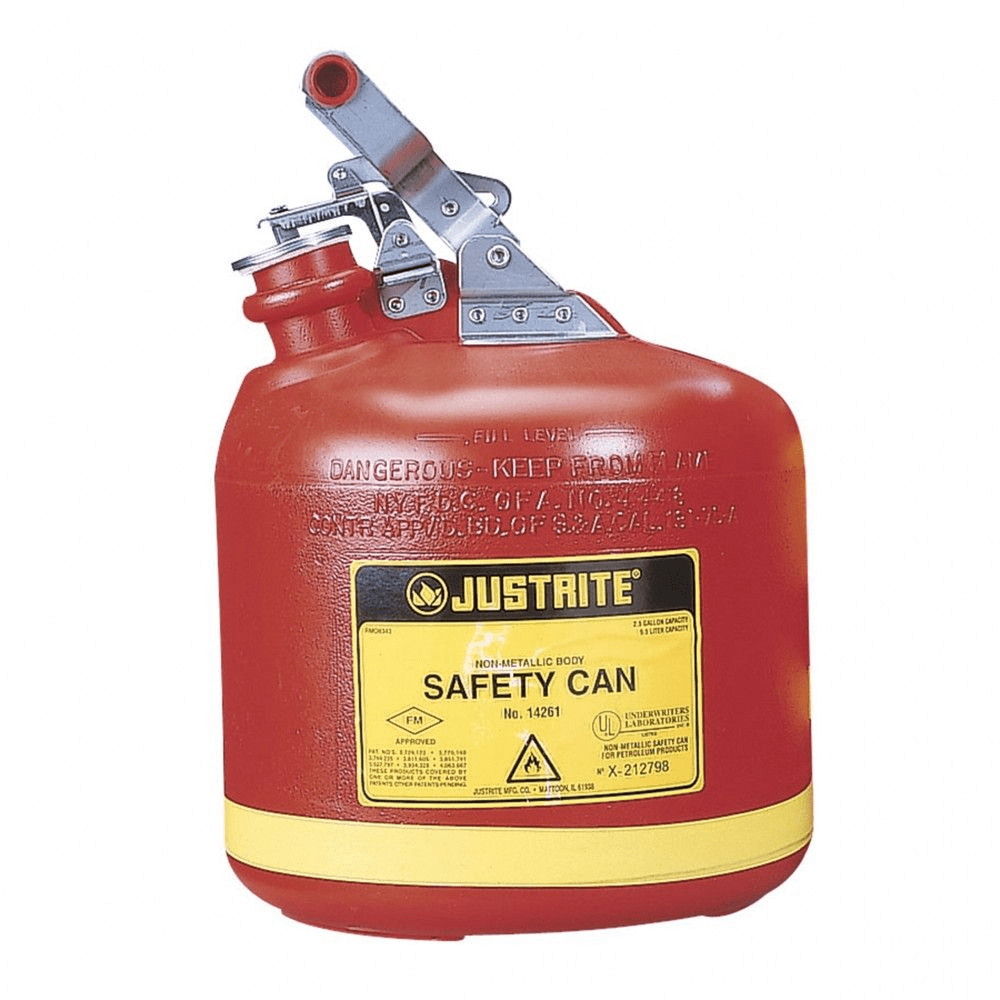9 5 Ltr Polyethylene Safety Can for flammables 14261
