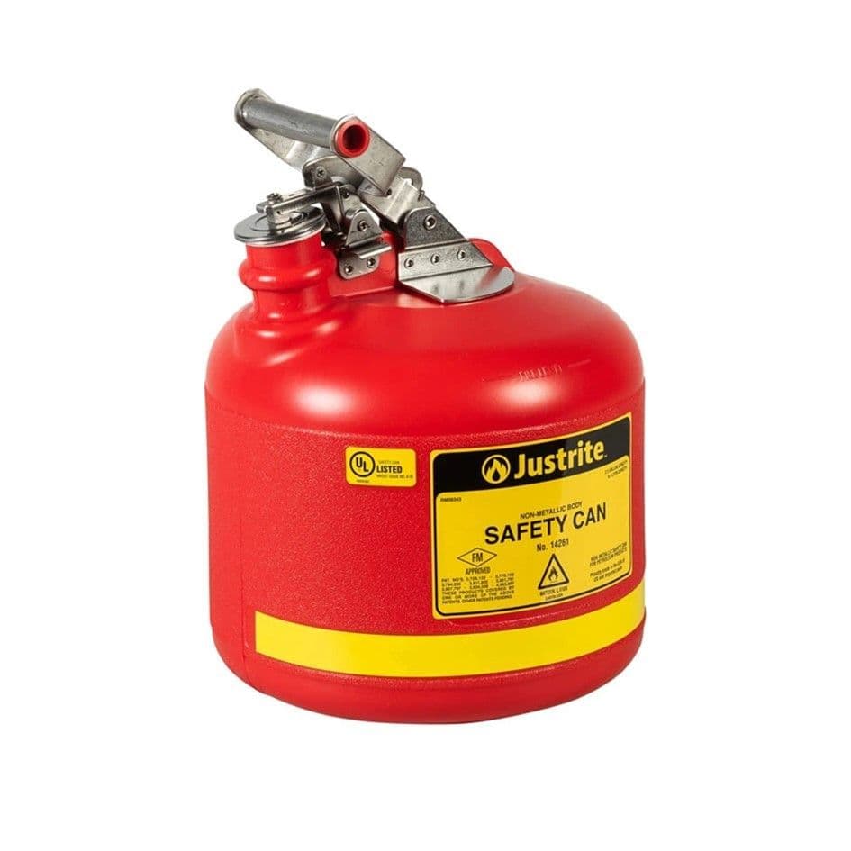 9 5 Ltr Polyethylene Safety Can for flammables 14261