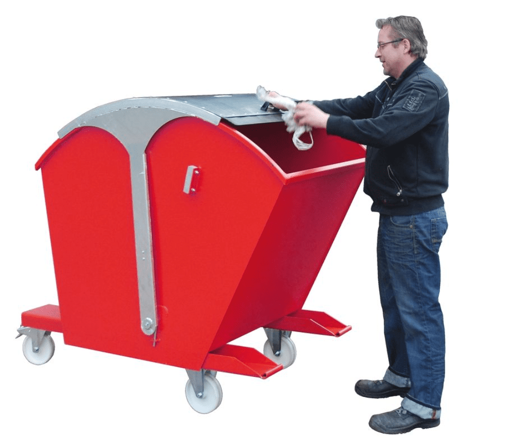 Arched Lid Tipping Skip Type RD