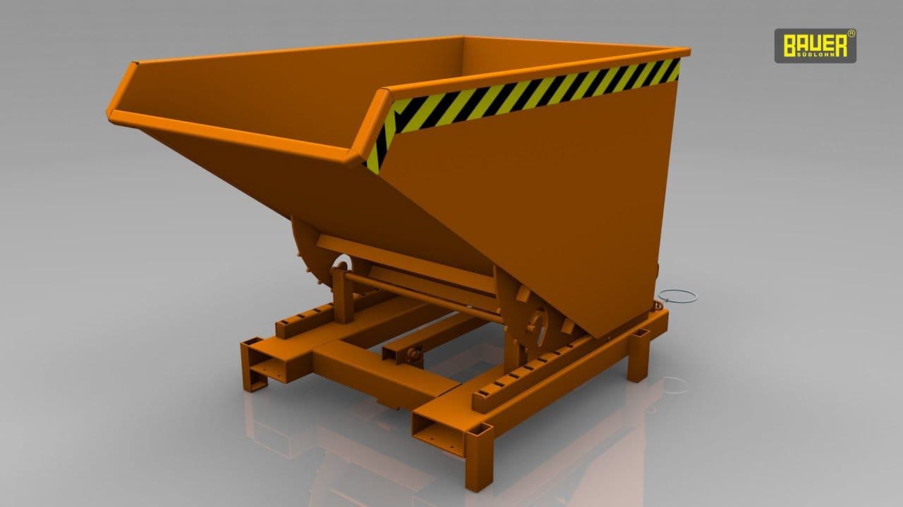 Automatic Forklift Tipping Skip Type SK - SWL 4000 kg