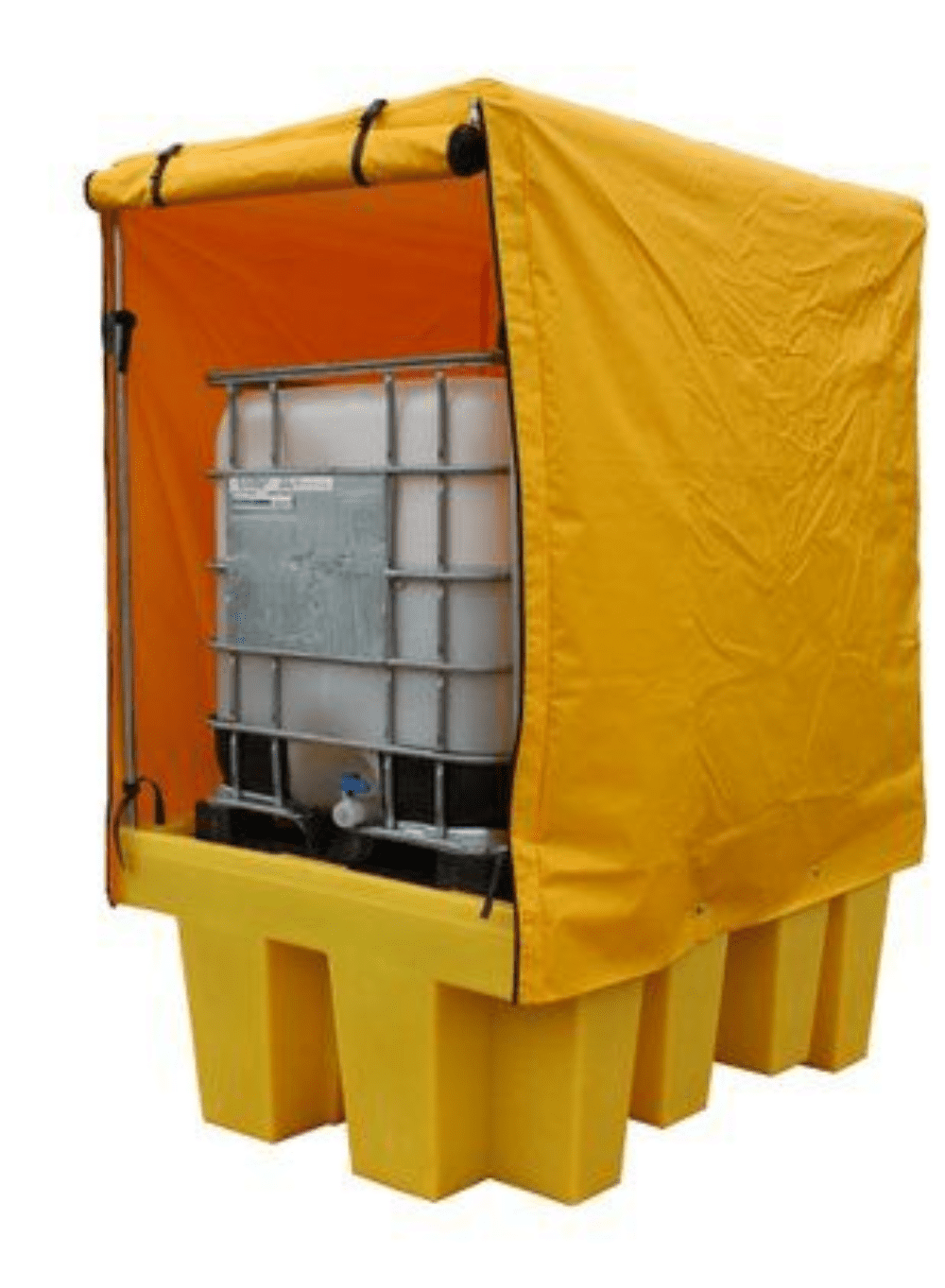 Covered Single IBC Sump Pallet-BB1C