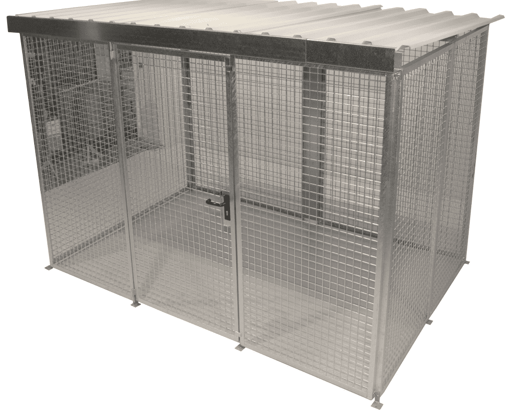 Gas Cylinder Cage With Roof for 104 Cylinders GFC-M5/D