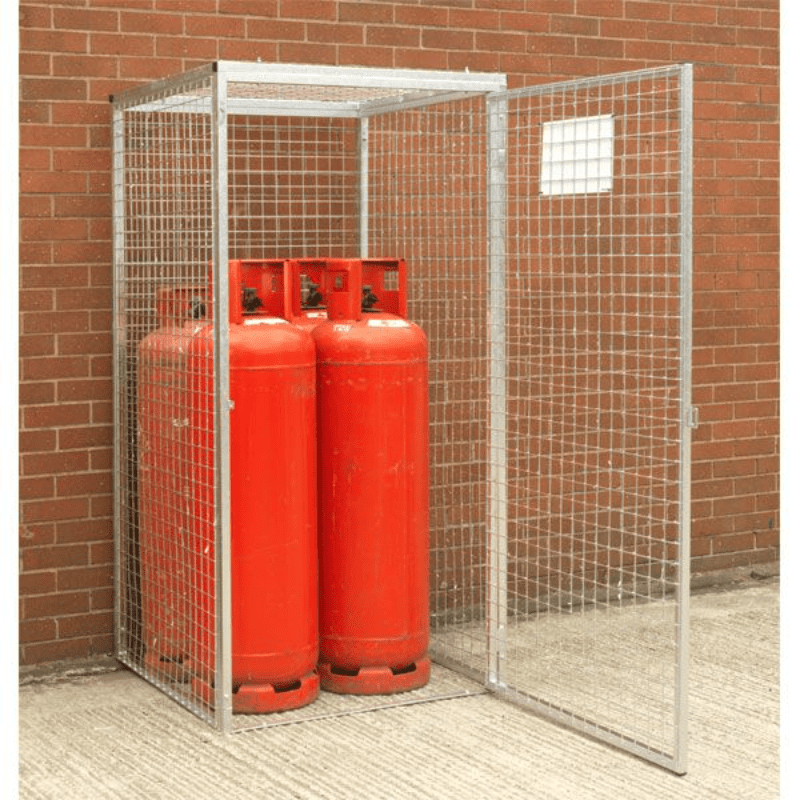 Gas Cylinder Storage Cage 4 x 47 kg Cylinders GC20