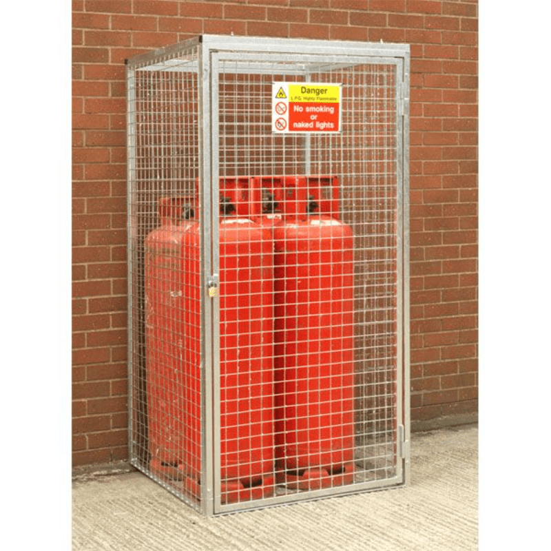 Gas Cylinder Storage Cage 4 x 47 kg Cylinders GC20
