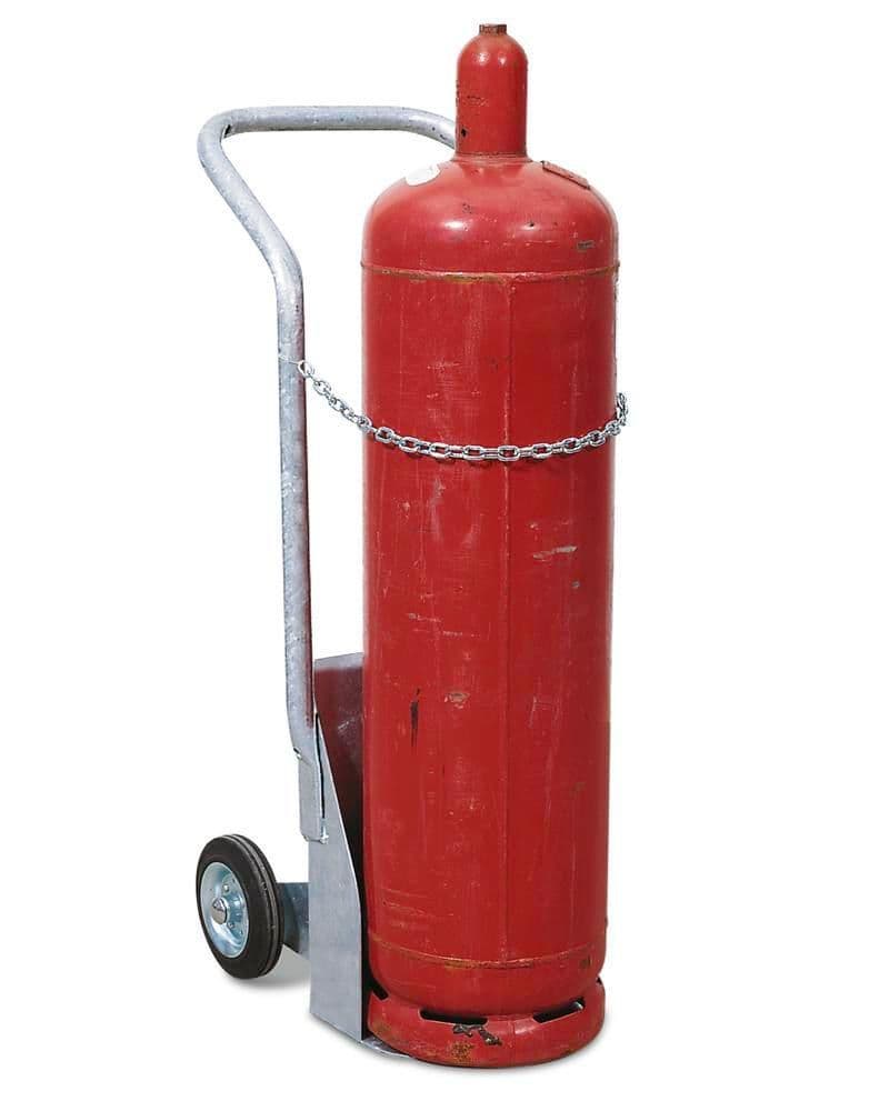 Gas cylinder trolley - solid rubber or pneumatic tyres - CY115246