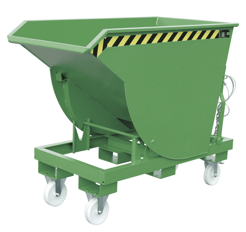 Heavy Duty Roll Forward Tipping Skip - 3000 kg capacity Type BKM