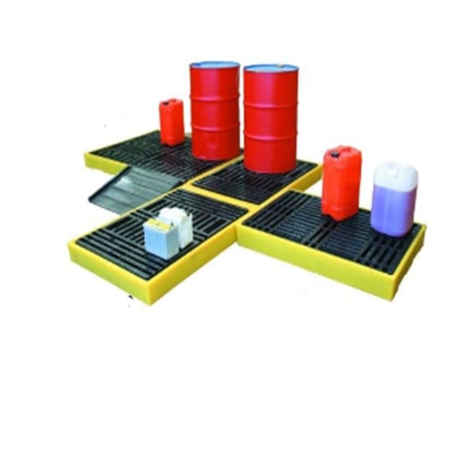 Polyethylene bunded flooring