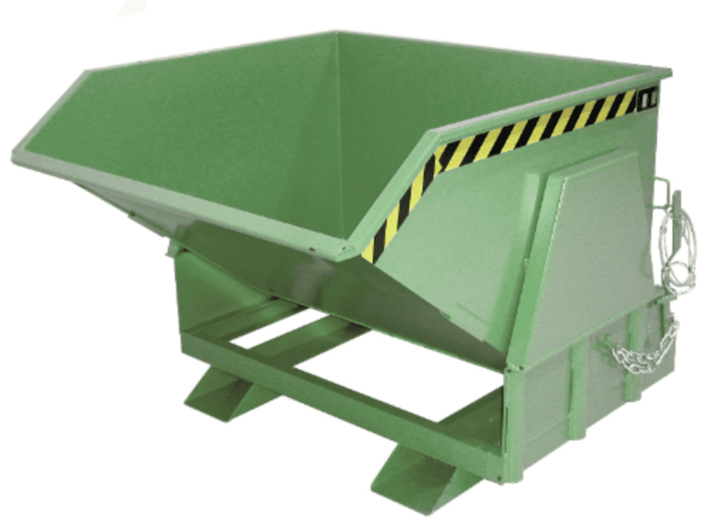 Roll Forward Tipping Skip - fully enclosed mechanism Type BK