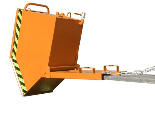 SKK Swarf Tipping Skip Compact Box-Shaped Design-Type SKK